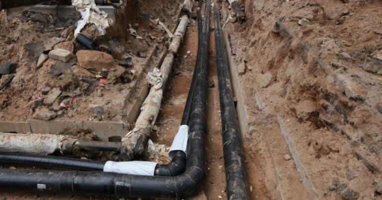 How To Dig A Sewer Line Trench - BFMD, LLC